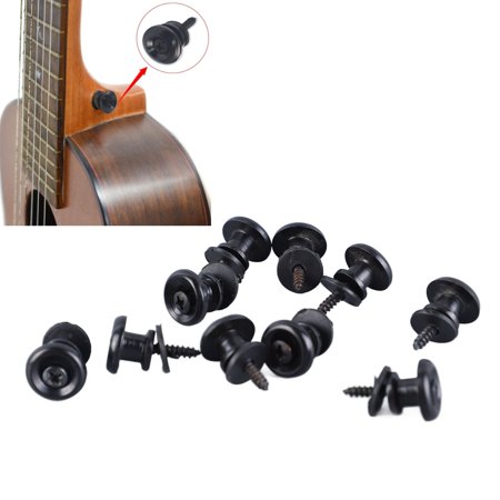 10 Pcs Guitar Strap Lock Button Guitar Straplocks Mushroom Guitar Strap ...
