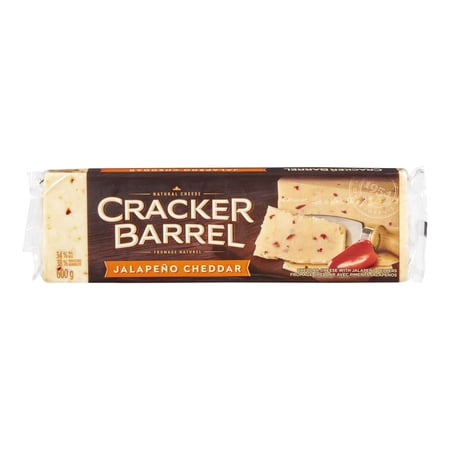 Cracker Barrel 34% M.F Jalapeno Cheddar Natural Cheese bar, 600 g ...