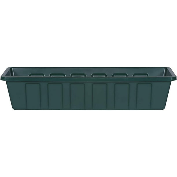 Novelty 02241 203475 2241 24" Green Flower Box Planter, Inch - Walmart.com