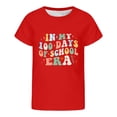 Bjutir T-Shirts For Girls Letter Print Short Sleeve Crew Neck Shirts ...