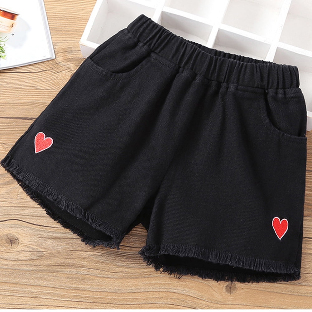 Girls Shorts Size 8-10 Cute Jean Shorts For Teen Girls High Waisted ...