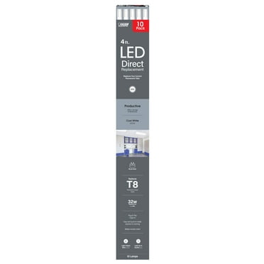 Feit Electric 3009118 48 in. 32 Watt Equivalence T8 G13 Linear LED Bulb ...