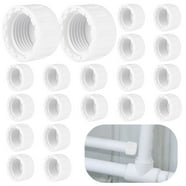 6Pcs 3/4" PVC Union Pipe Fittings, 3/4" PVC Coupling Adapters(Socket x ...