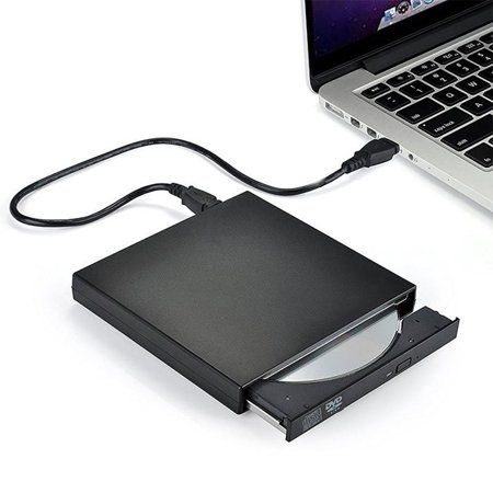 AIHOME Universal USB 2.0 Portable External Ultra Speed CD-ROM Car CD ...