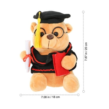 9" Graduation Plush Teddy Bear with Cap & Diploma Holding Heart Frame ...