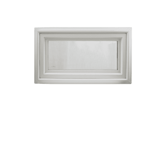 60"x12" Double Pane White Vinyl Transom Window Low-E Glass, Argon Gas ...