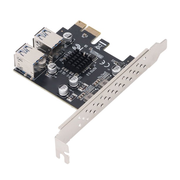 PCI E 1x To 4 USB 3.0 Slot Adapter, USB3.2 GEN1 Extender Card 5Gbps ...