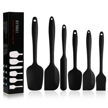 Ludlz 2Pcs/Set Large Silicone Cooking Spoon Spatula Kit Non-Stick ...