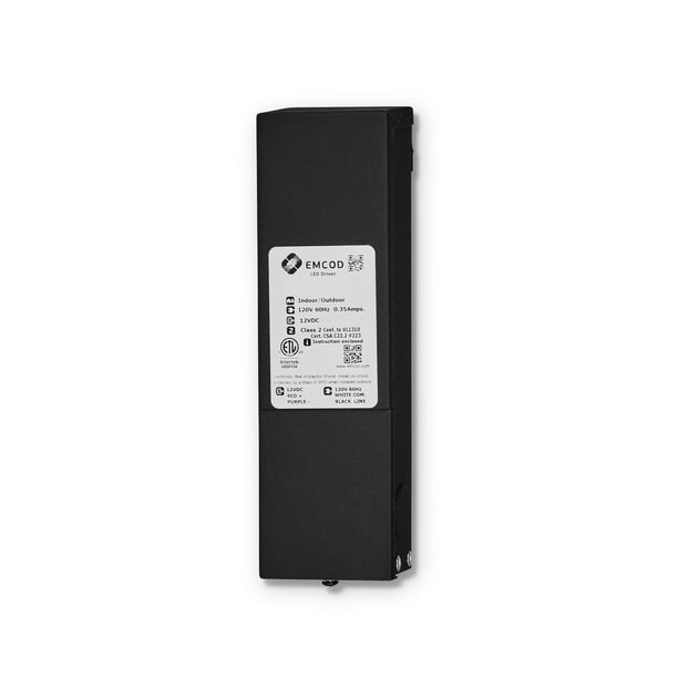EMCOD ML Series Transformer, magnetic LED driver, 120Vac input/12Vdc ... EMCOD ML Series Transformer, magnetic LED driver, 120Vac input/12Vdc ...