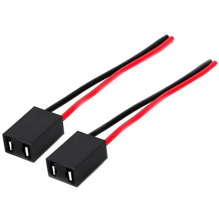 savreitly LED Bulb Headlight Socket Adapter Convertor Extension Wire ...