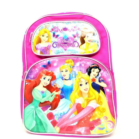 Licensed - Disney Princess 16" Shinne Pink Color Backpack - Walmart.com ...