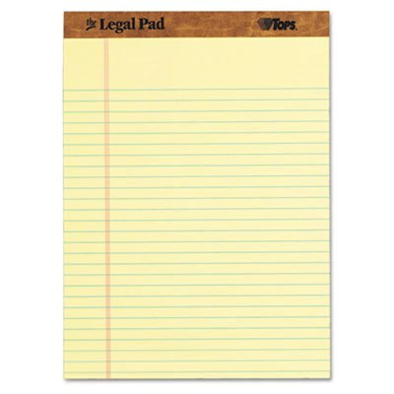 The Legal Pad Legal Rule Perforated Pads Letter Size Canary 50 Sht the-legal-pad-legal-rule-perforated-pads-letter-size-canary-50-sht