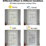 Heat Control Static Cling Frosted Window Film - Easy Application ...