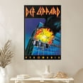 DEF LEPPARD PYROMANIA poster BRINGIN ON THE HEARTBREAK HIGH DRY BRAND ...