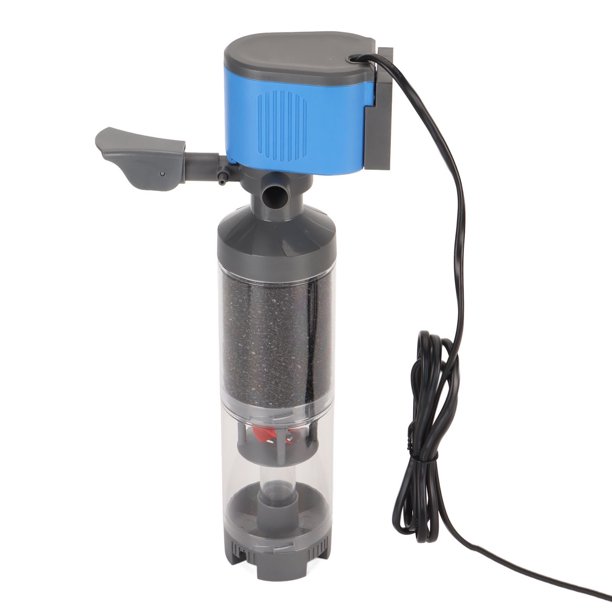 Submersible Aquarium Filter, 5 In 1 Quiet Multifunctional Fish Waste ...