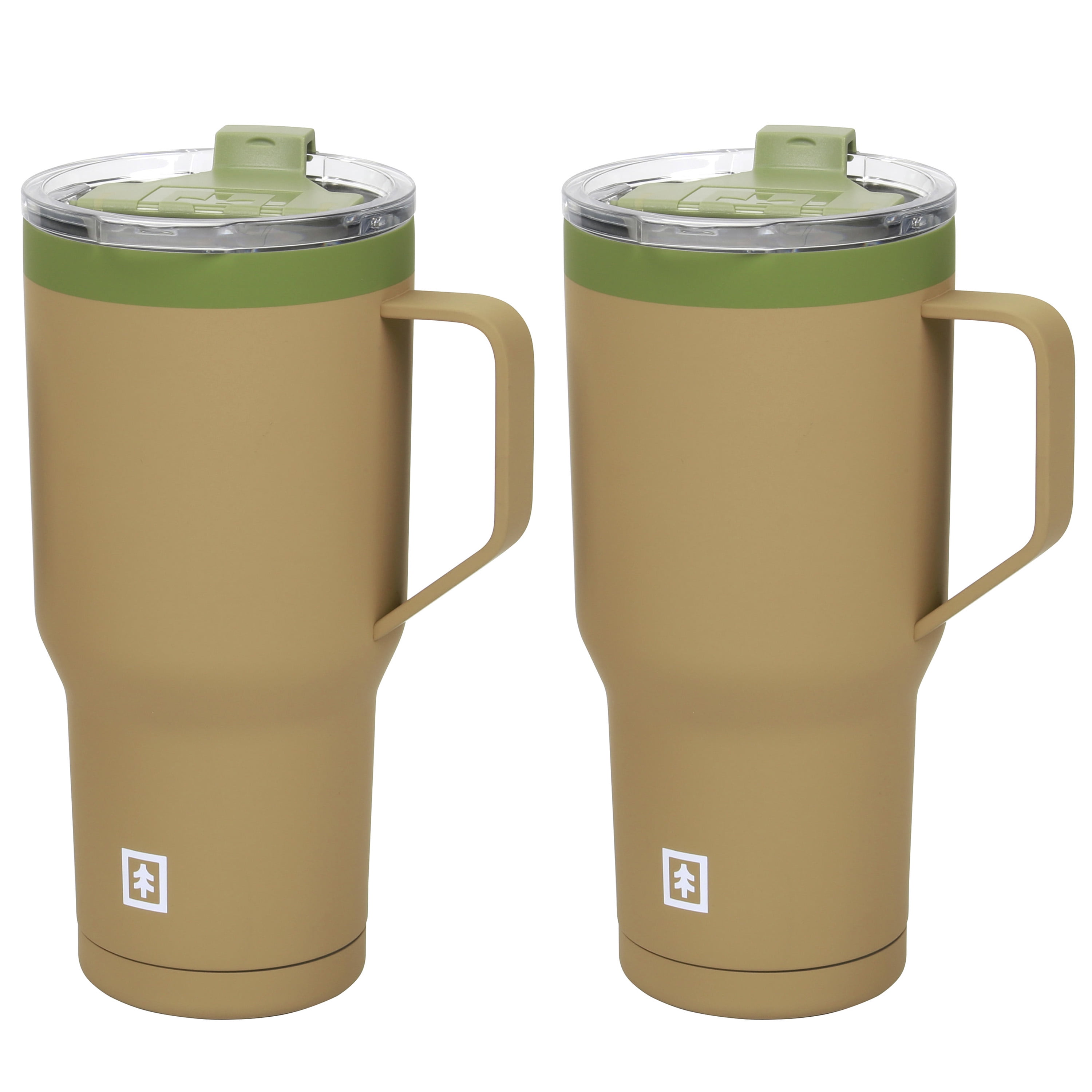 Swiss Tech Stainless Steel Insulated Tumbler with Mug Handle and ...