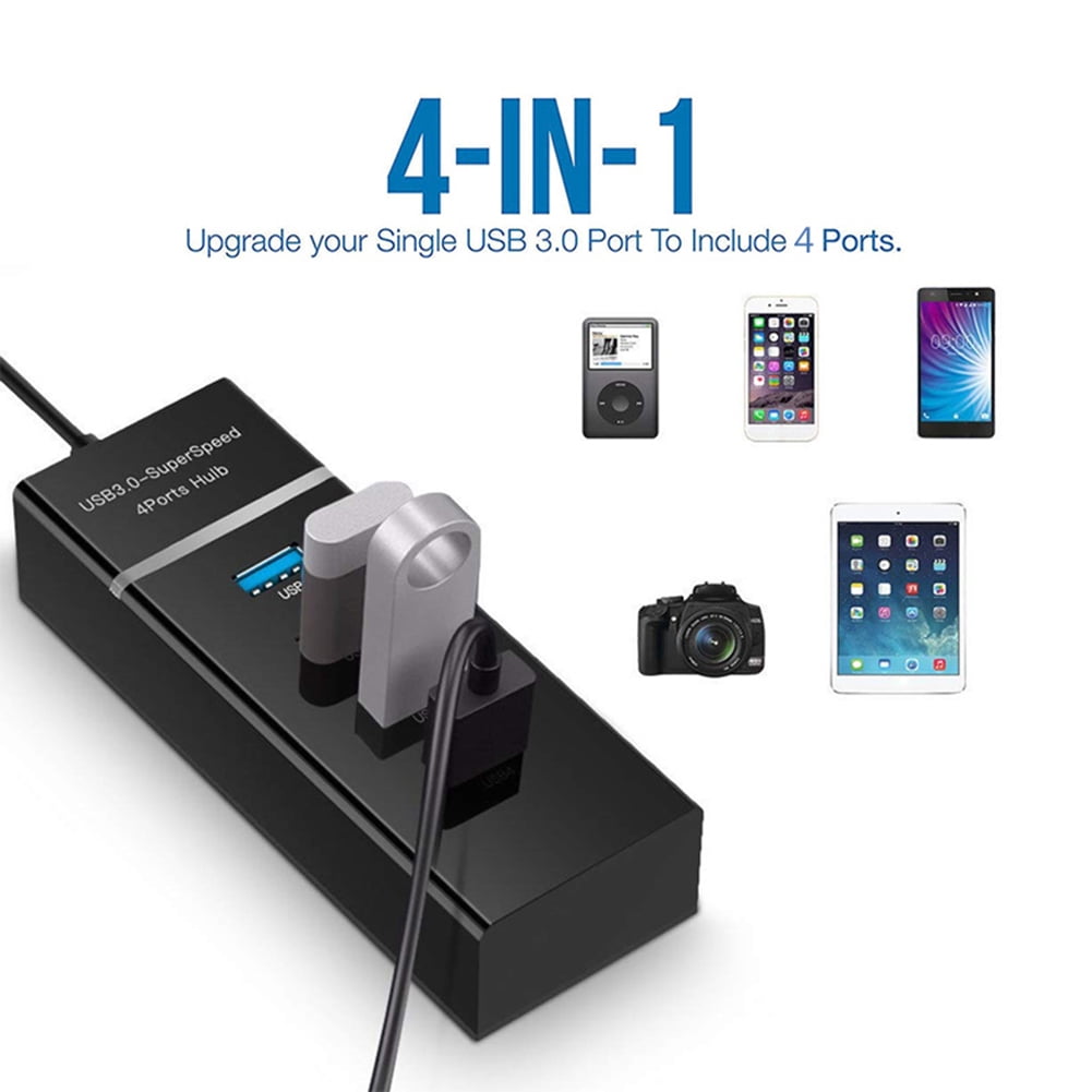 Universal USB Hub Docking Station PC Accessory Plug-and-Play (4 Port ...