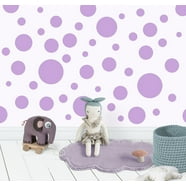 3 Purple Violet Lilac Lavender Polka Dot Wall Decals Room Decor ...