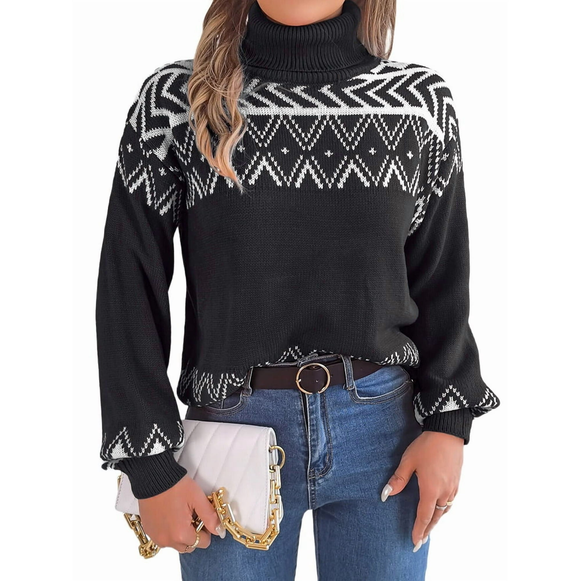 Click here for Unbranded Womens Sweaters Pullover Casual Long Sle... prices