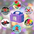 110V 600W Electric Balloon Inflation Machine, Portable Double Nozzle ...