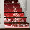 3D Christmas Tree Stair Stickers Decals Removable Stair Risers ...