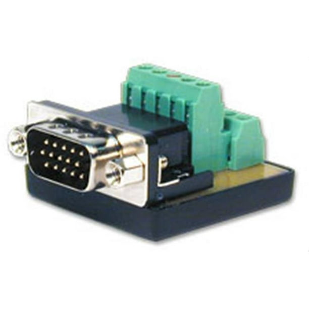 Comprehensive HD15P-TB HD15 Pin Male to Terminal Block - Walmart.com
