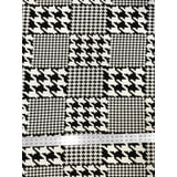 Big and Small houndstooth Print on Polyester Spandex Fabric - Walmart.com
