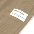 Ceisia Men's Solid Color Corduroy Stretch Waist Drawstring Multi Pocket ...
