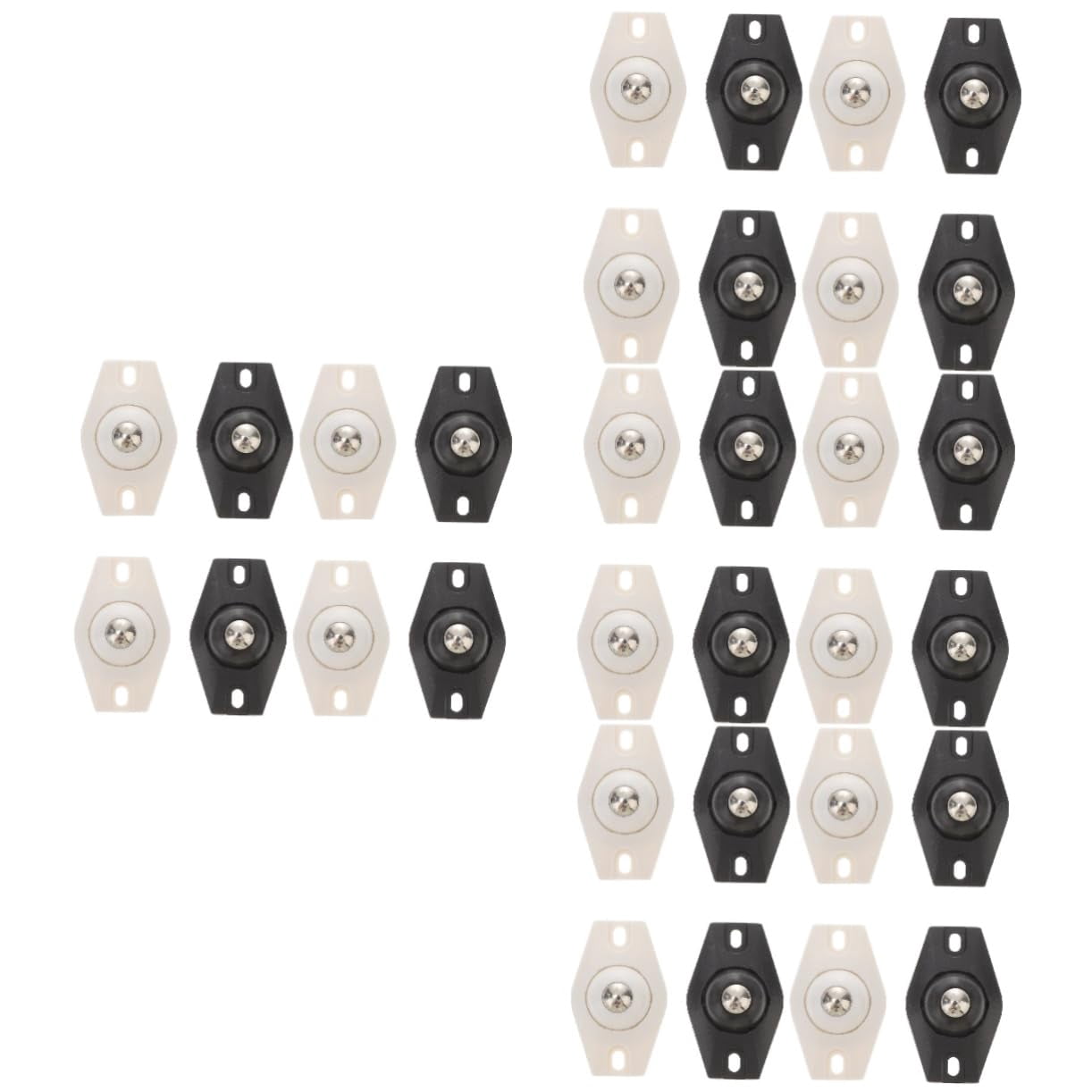 32 Pcs Self Adhesive Casters Stick on Wheels Self Adhesive Caster ...