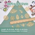 80Pcs 8 Style Iron Filigree Joiners Etched Metal Embellishments ...