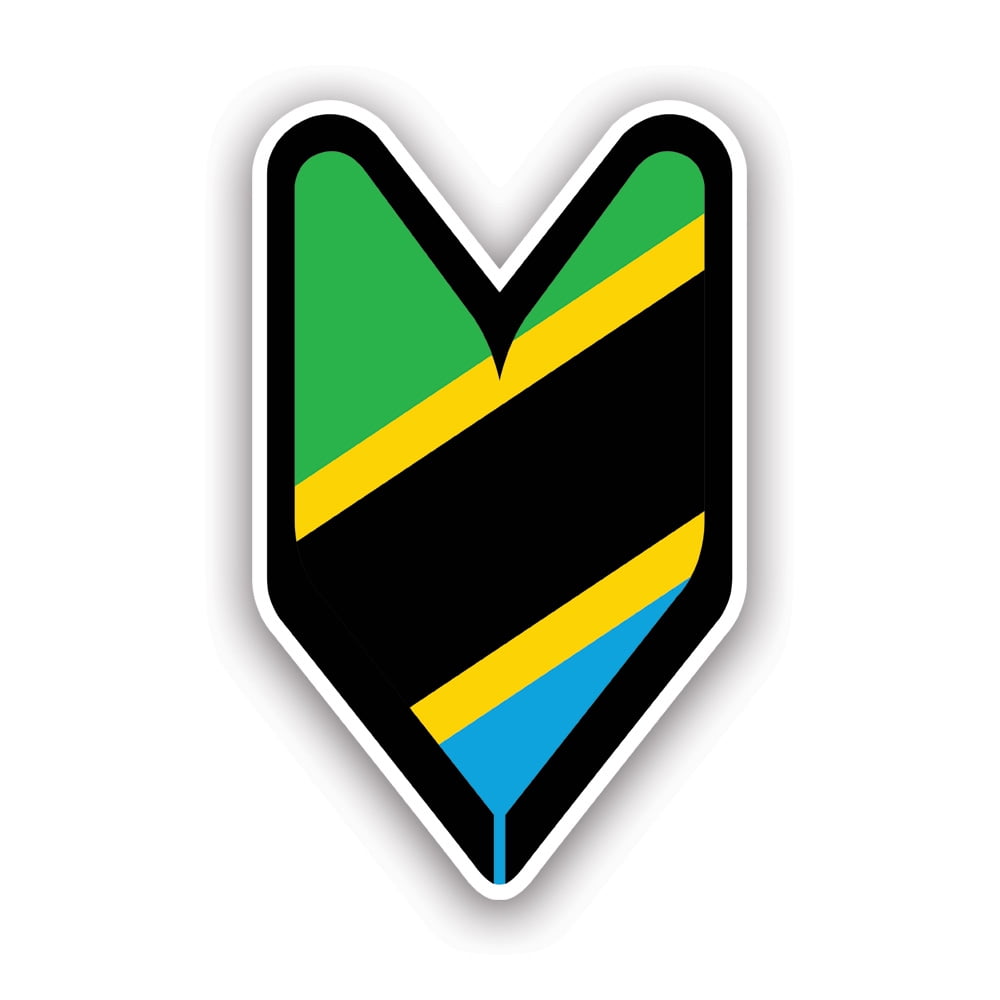 Tanzanian Driver Badge Sticker Decal - Self Adhesive Vinyl ...