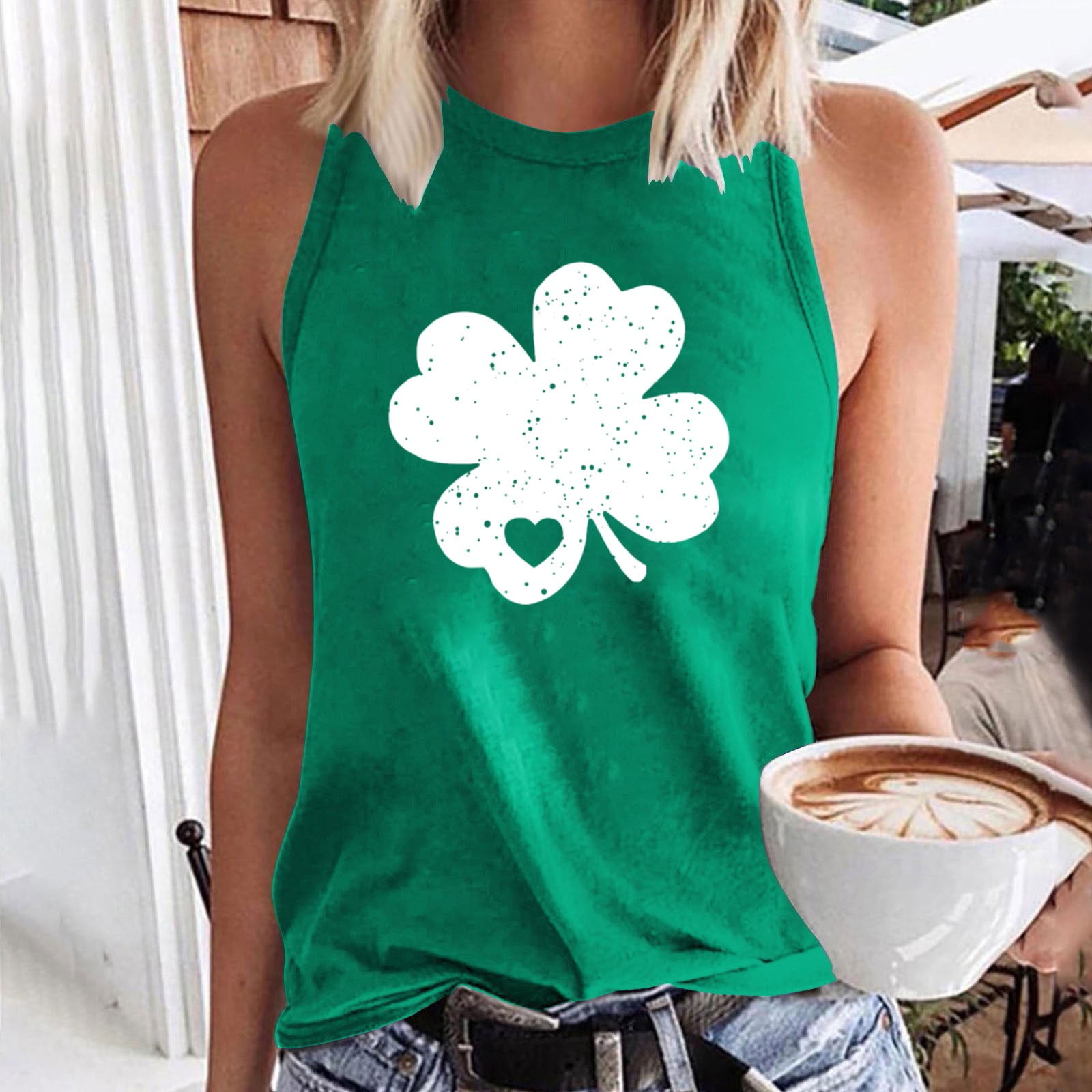 Click here for Boovnll Womens Tank Tops  Womens Fashion St. Patri... prices