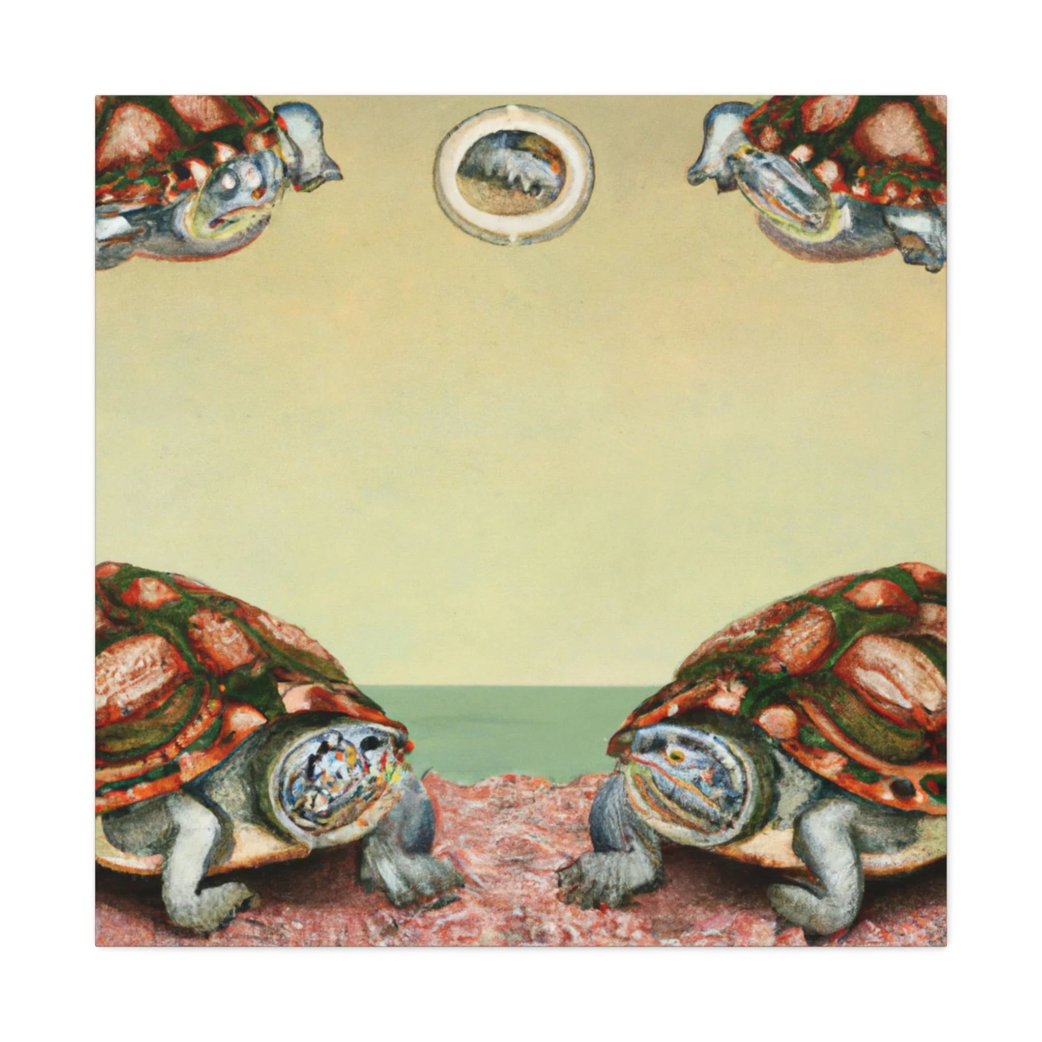 Turtle Rococo Splendor - Canvas - Walmart.com