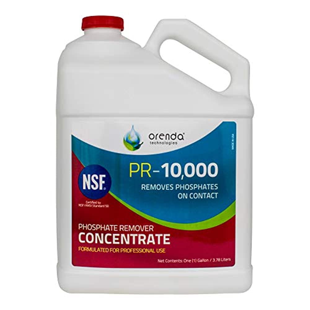 Orenda Technologies PR-10000 Phosphate Remover Concentrate for Swimming Pools, 1 gallon ...