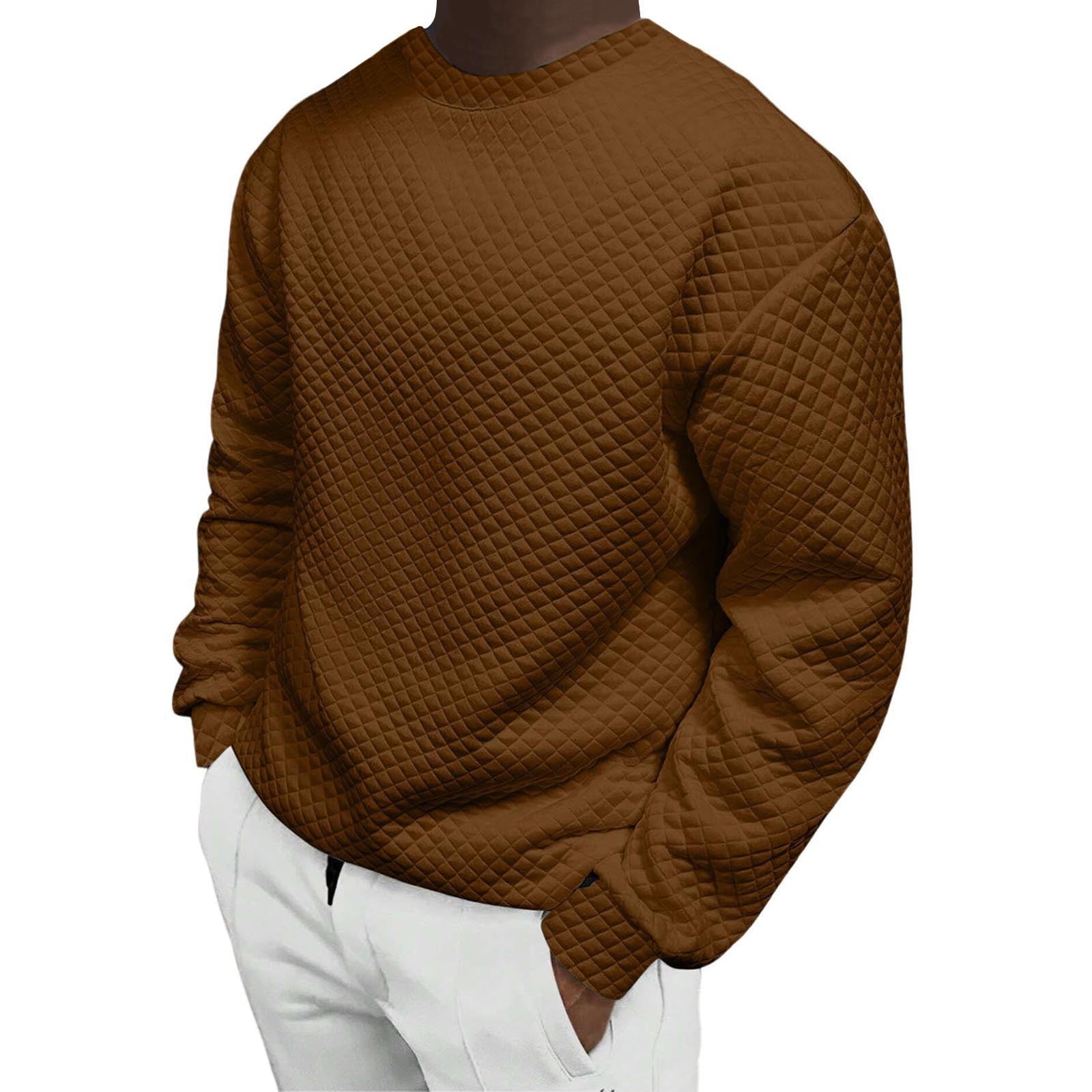 Click here for Jalioing Mens Solid Color Crew Neck Pullover Shirt... prices