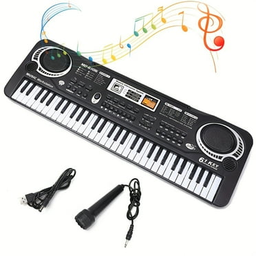 SPOORYYO Kids Mini Piano Keyboard Toy - Portable 15-Key Electronic ...