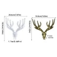 Antler Epoxy Resin Mold Wall Decoration Silicone Ornament Molds Large ...