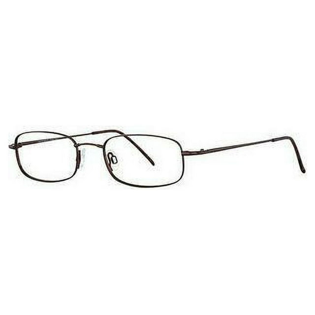 Tech Flex Titanium 1503 Cognac Mens Eyeglass Frames Size 51-19-140 - Walmart.com
