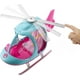 Barbie Travel Pink and Blue Helicopter with Spinning Rotors - Walmart.com