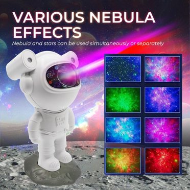 Astronaut Galaxy Star Projector Starry Night Light - Starry Night ...
