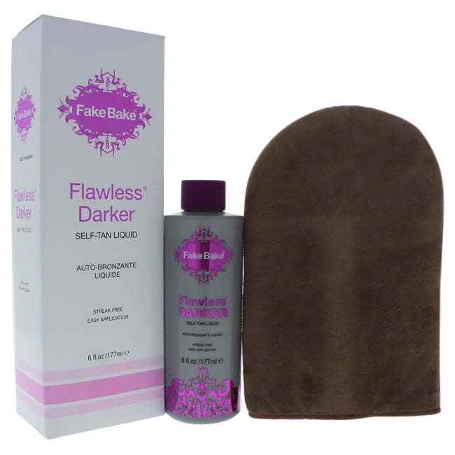 Flawless Darker Self-Tan Liquid by Fake Bake for Women - 6 oz Body ...