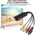USB 2.0 Video Capture Adapter, VHS VCR USB Video Capture Card to DVD ...