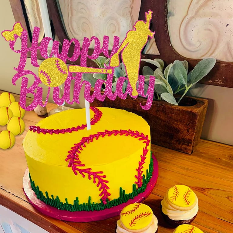 Softball Themed Cakes