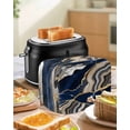 Blue Marble Small Toaster Cover 2 Slice, Kitchen Appliance Covers, Grey ...