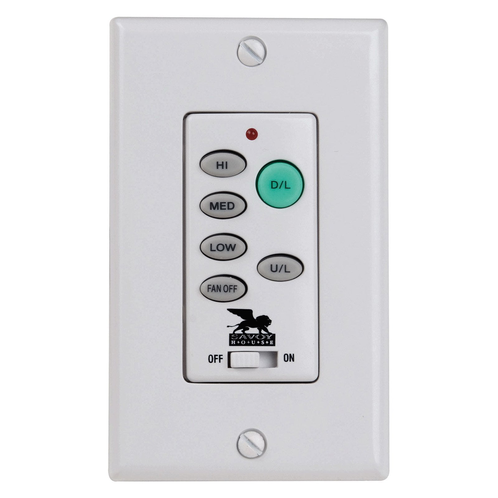 Savoy House WLC400 Wall Mount Fan/Light Control - Walmart.com