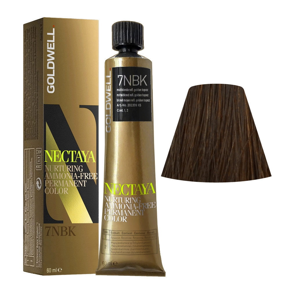 Goldwell Nectaya Hair Color 2 Oz 7NBK MID BLONDE REFLECTING GOLDEN