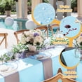 4 Pack Light Blue Tablecloths 90 x 156 Inch for 8ft Rectangle Tables ...