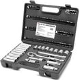 Wilmar Performance Tool W38914 3/8-Inch Drive Met Socket Set, 23 -Piece ...