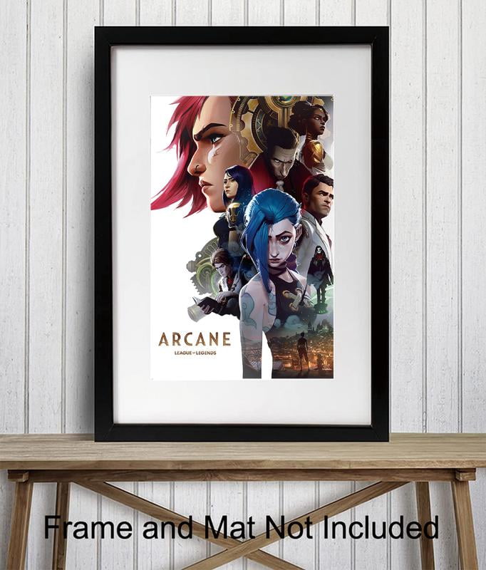Arcane League of Legends Anime Movie Poster - Cool Wall Decor Art Print ...