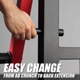 Syedee Home Gym Equipment: Seated AB Curl/Back Extension Machine ...